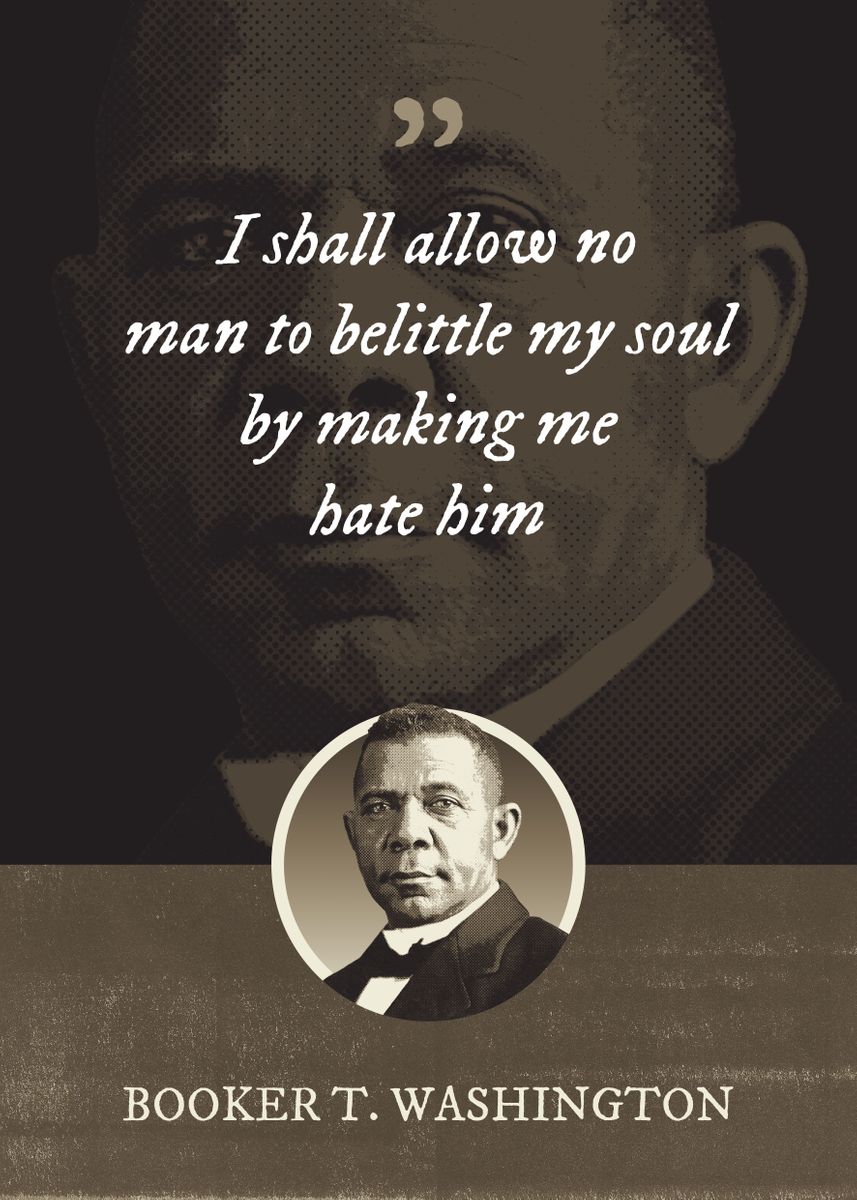 'I shall allow no man to be' Poster, picture, metal print, paint by ...