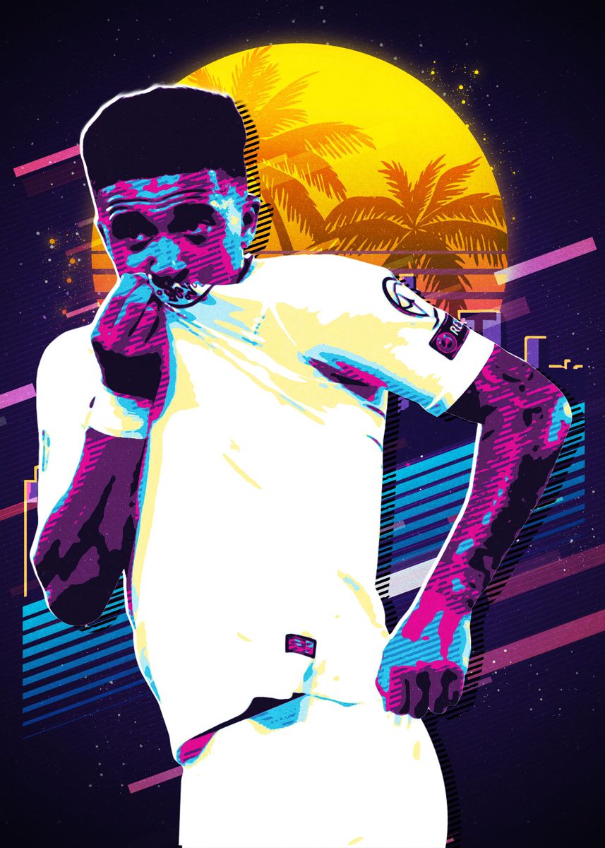 'Jadon Sancho Football' Poster, picture, metal print, paint by Sport ...