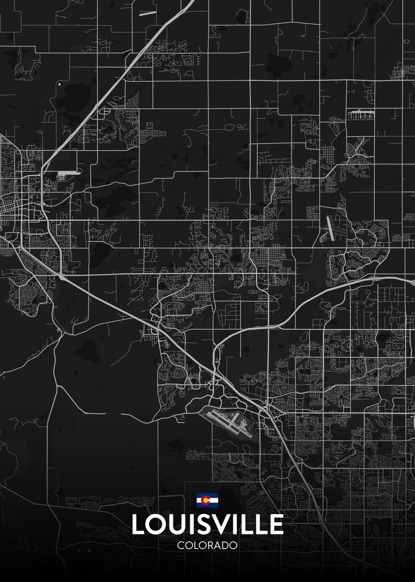 'Louisville CO' Poster, picture, metal print, paint by IMR Designs ...