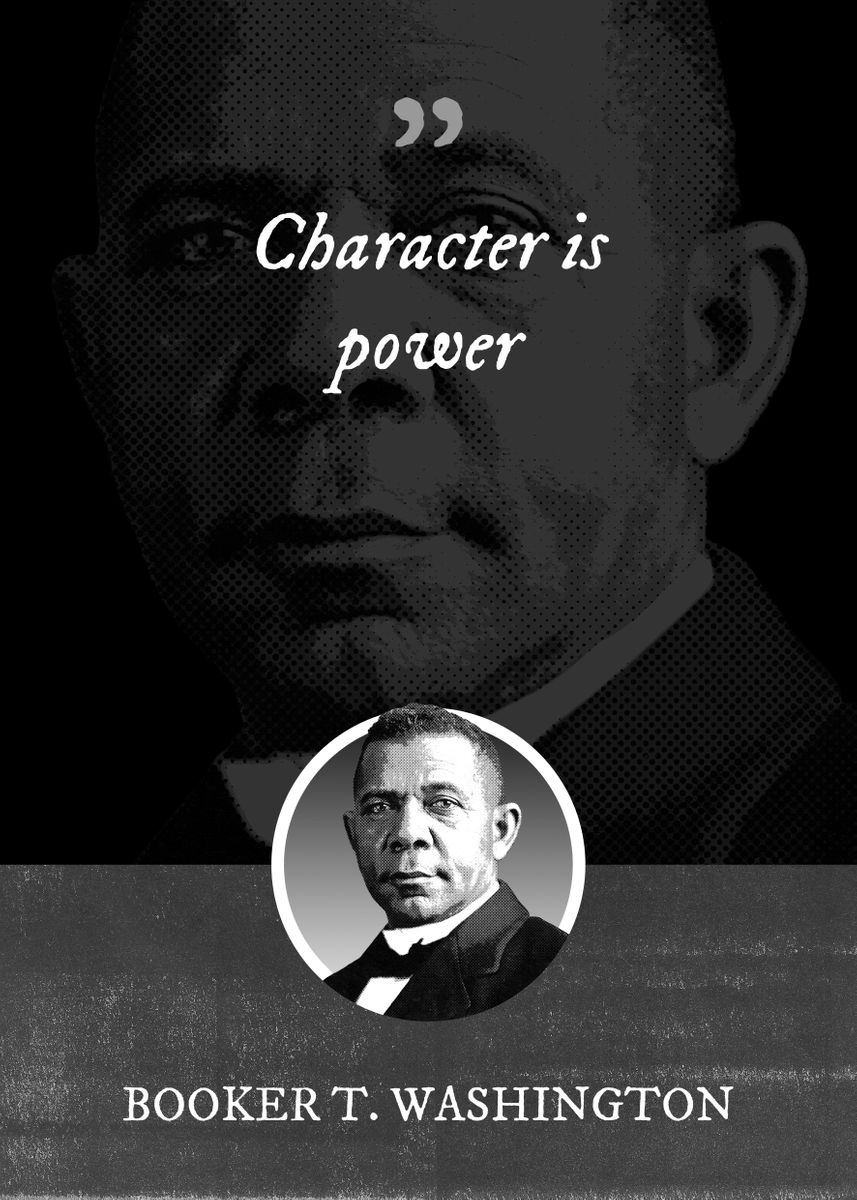'Character is power ' Poster, picture, metal print, paint by Syahrasi ...