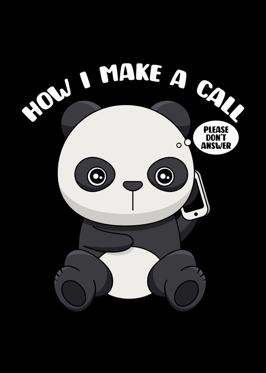 'Making A Call' Poster, picture, metal print, paint by rocket man ...