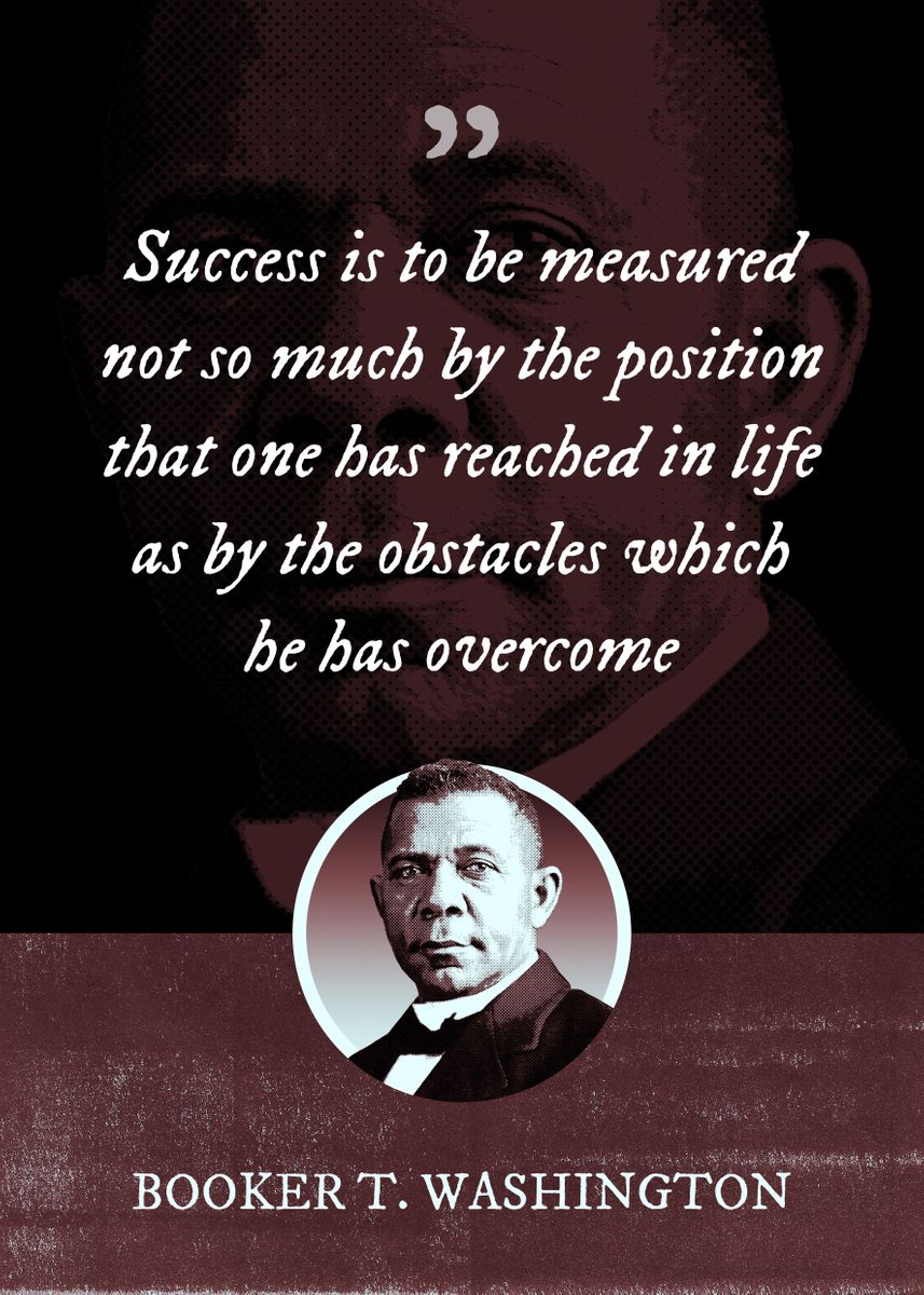 'Success is to be measured ' Poster, picture, metal print, paint by ...