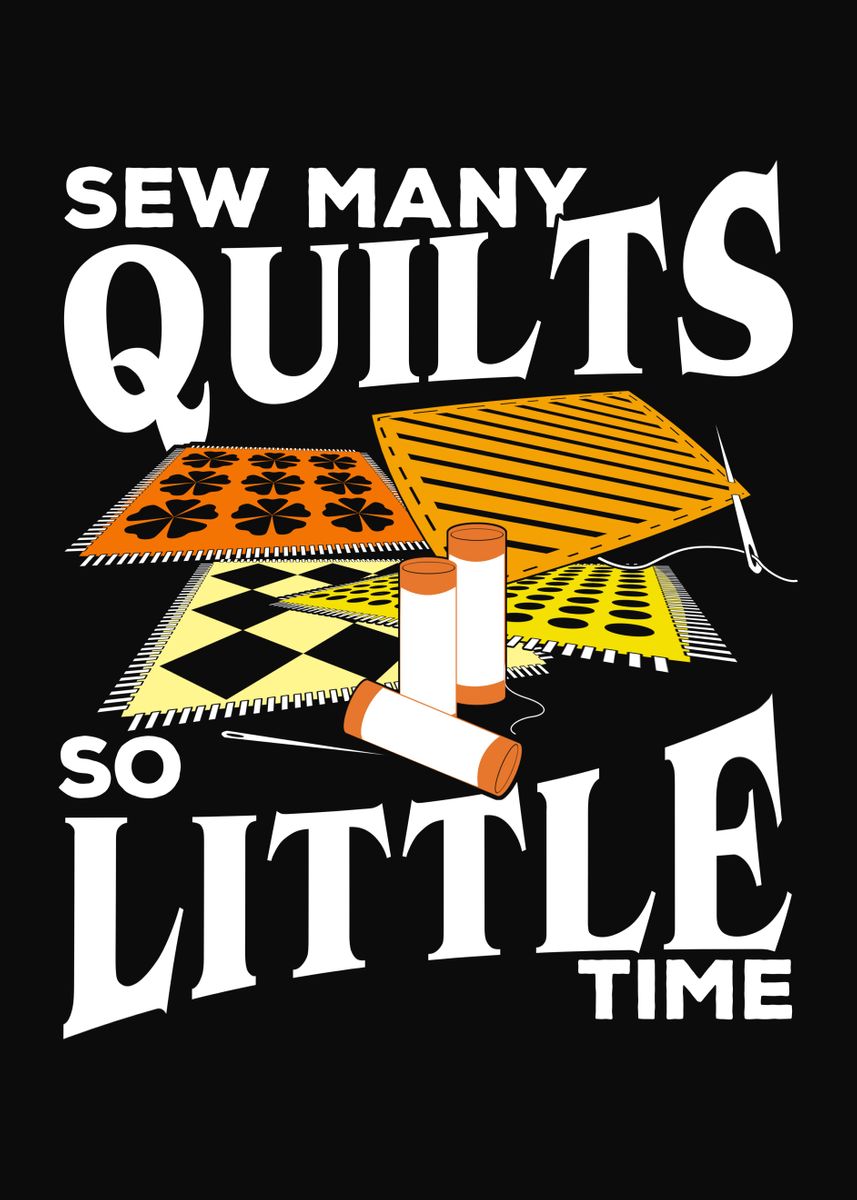 'Quilting Lover Design' Poster, picture, metal print, paint by Marcel ...