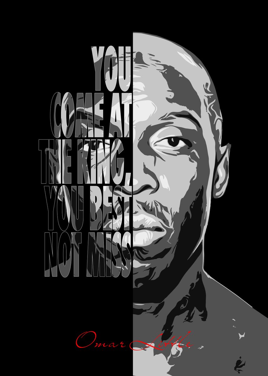 'Omar Little' Poster by DesignerMind | Displate