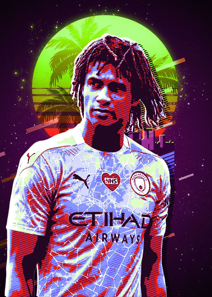 'Nathan Ake' Poster by MarjorieC Newlin | Displate