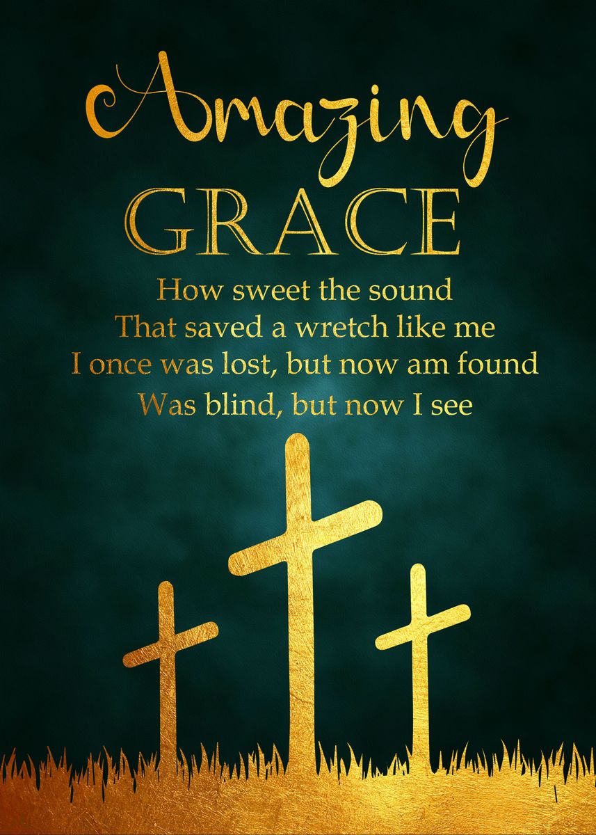 '12 Amazing Grace' Poster, picture, metal print, paint by Roy Davis ...