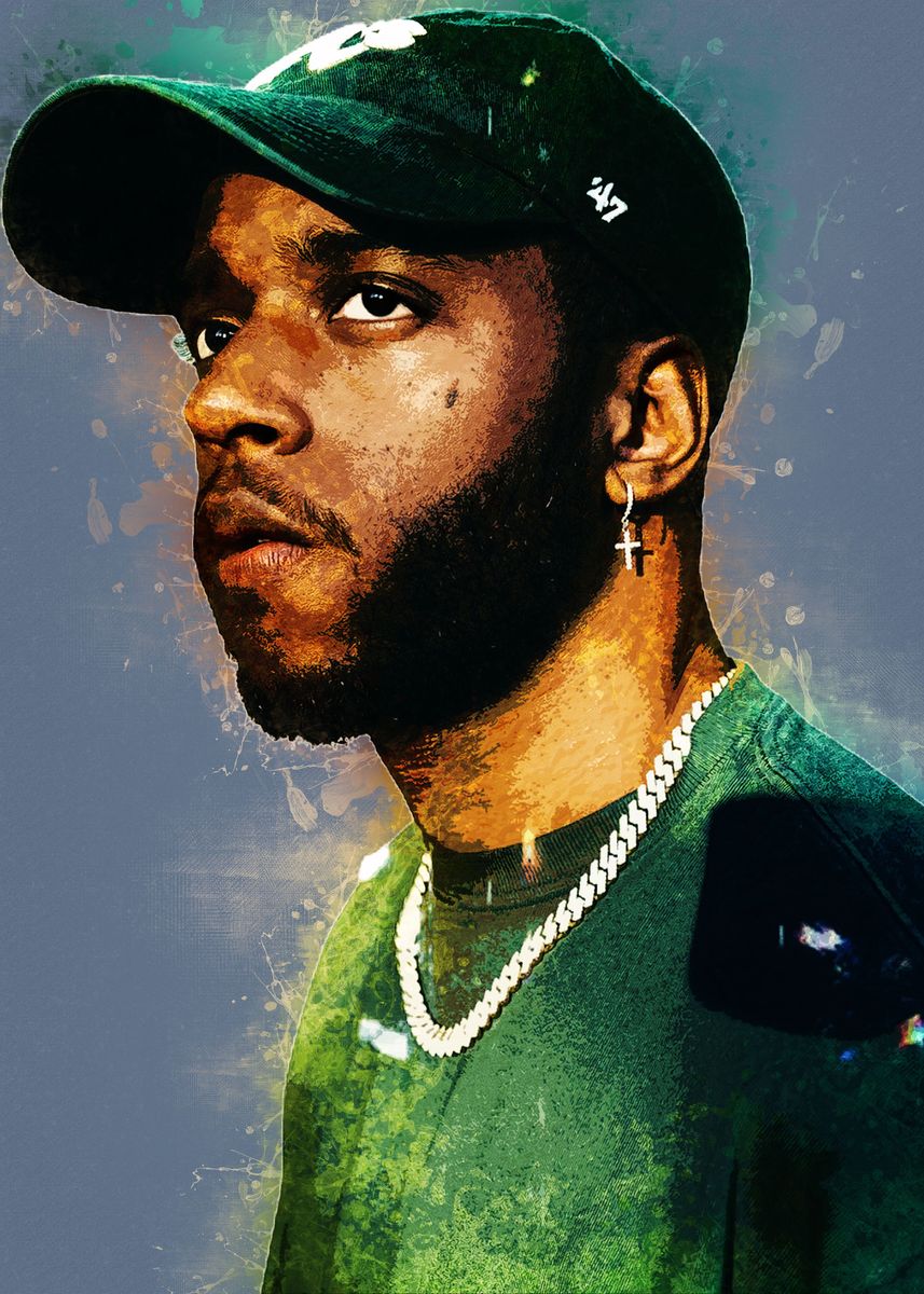 '6lack RicardoValdez' Poster, picture, metal print, paint by Dutton Jerrell | Displate