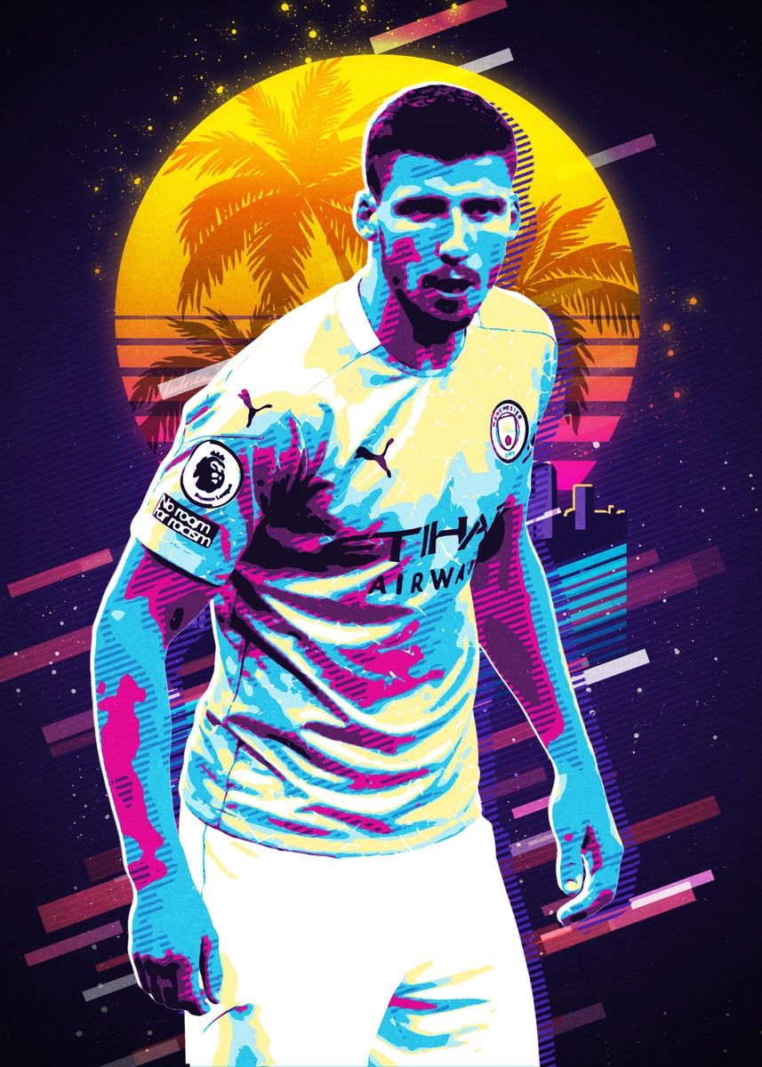 'Ruben Dias' Poster, picture, metal print, paint by MarjorieC Newlin ...