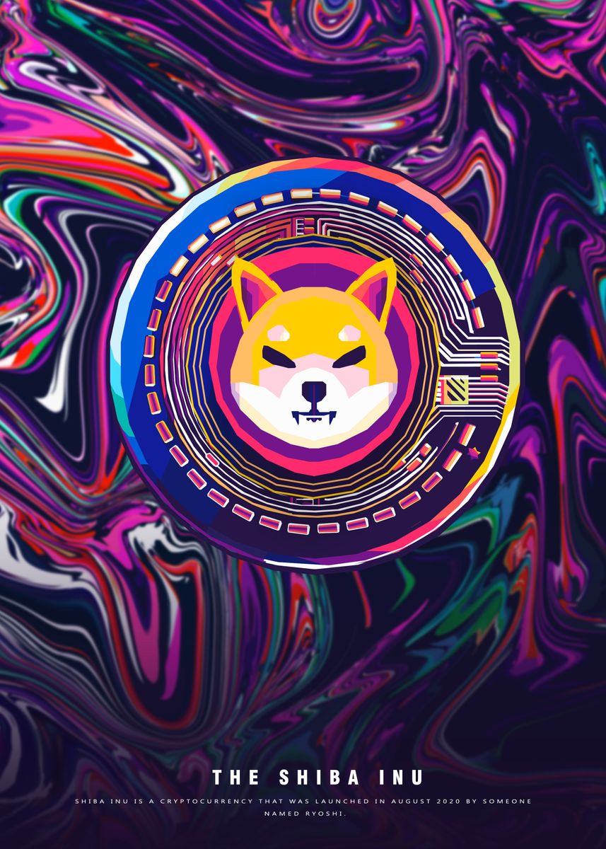 'The Shiba Inu' Poster, picture, metal print, paint by Aliigal Artwork ...