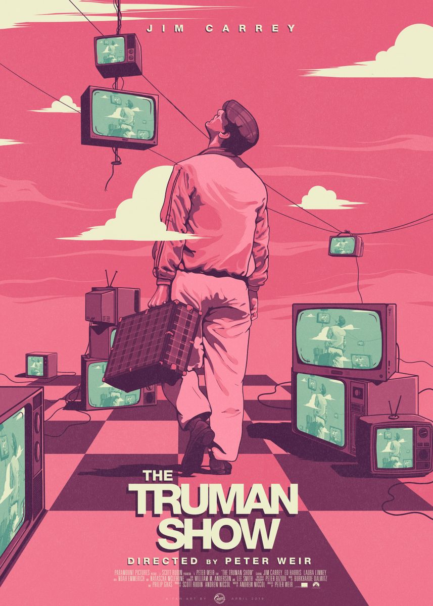 'The Truman Show Fan Art' Poster by Guze Artworks | Displate