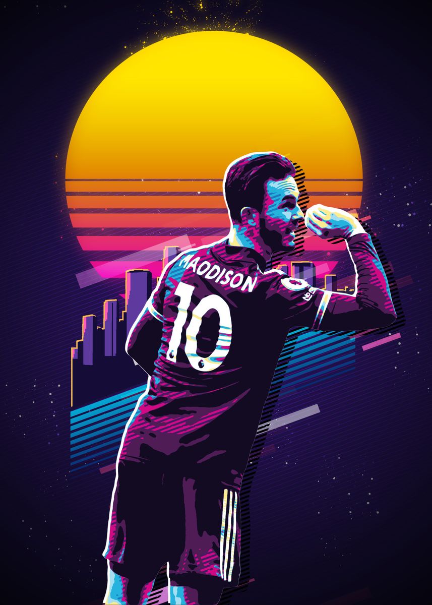 'James Maddison' Poster, picture, metal print, paint by Trending ...