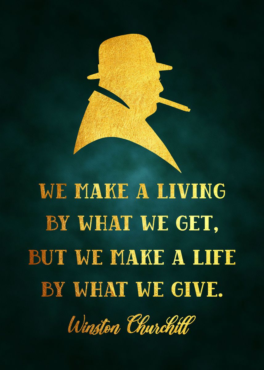 '23 Make a Life' Poster, picture, metal print, paint by Roy Davis ...