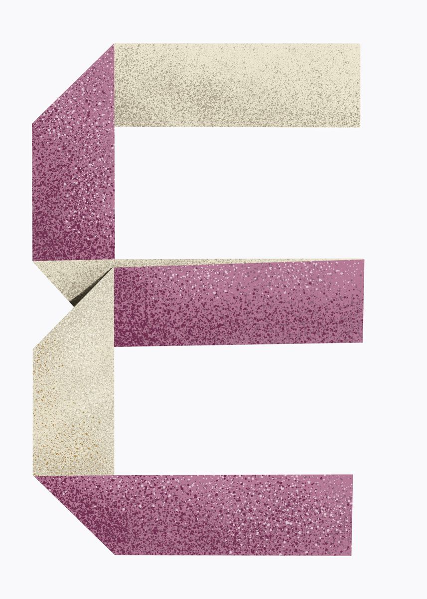 'E Paper Letters' Poster, picture, metal print, paint by Peter Green ...