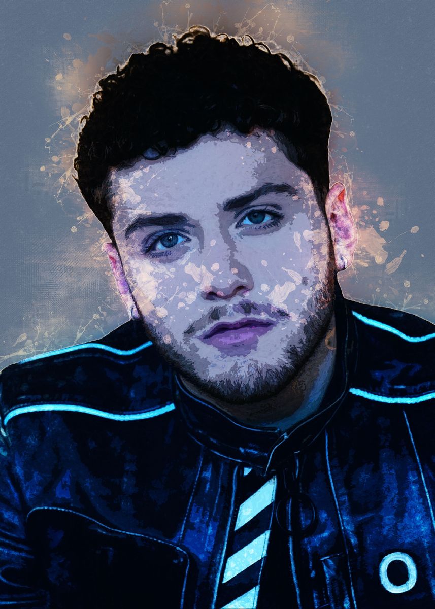 'Bazzi Andrew' Poster, picture, metal print, paint by Dutton Jerrell | Displate