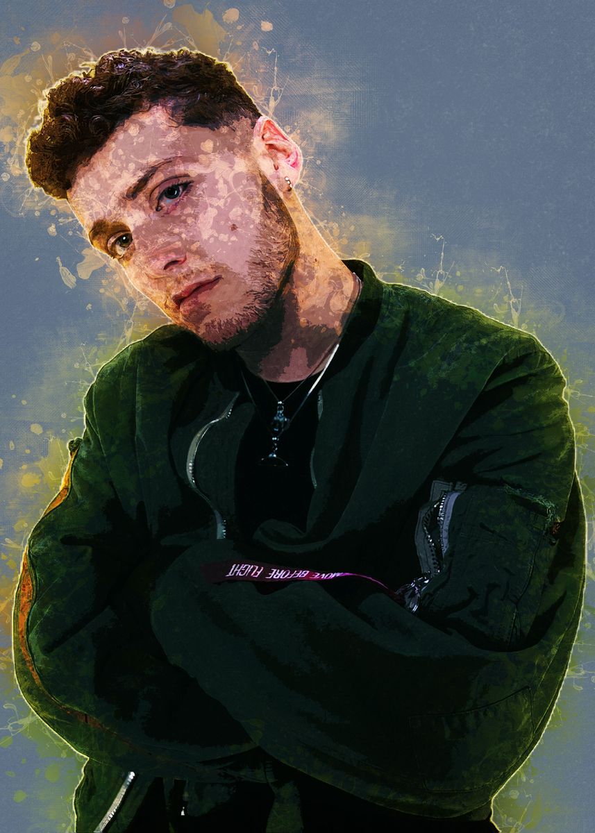 'Bazzi Andrew' Poster, picture, metal print, paint by Dutton Jerrell | Displate