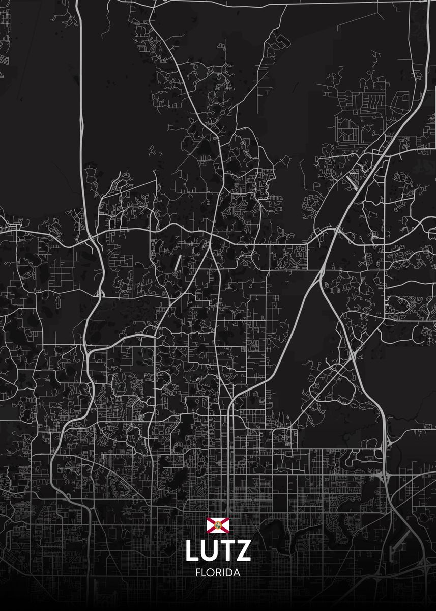 'Lutz FL' Poster by IMR Designs | Displate