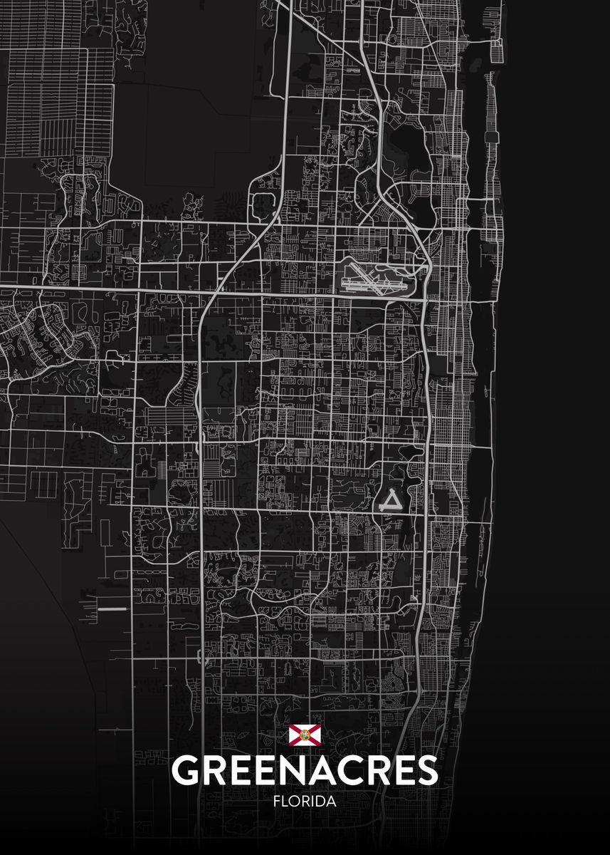 'Greenacres FL' Poster by IMR Designs | Displate