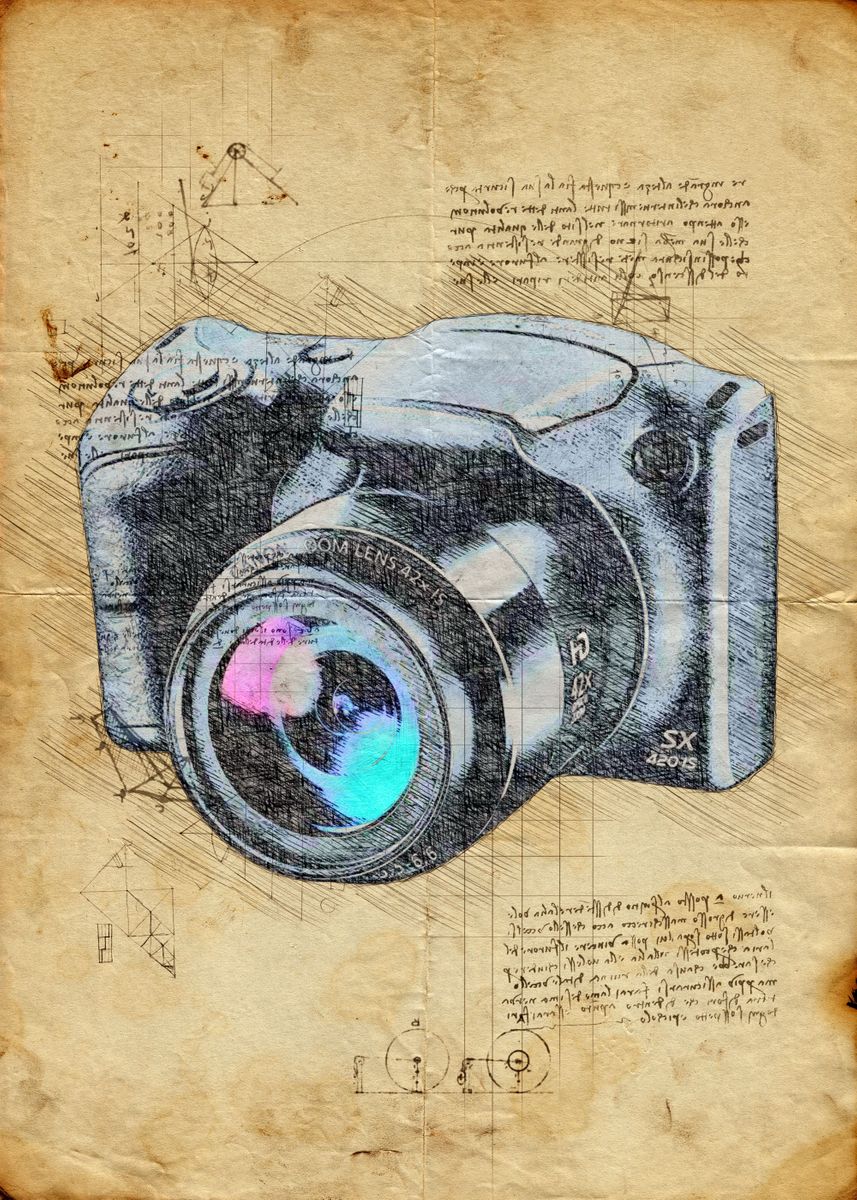 'Camera' Poster by Posterlicious | Displate
