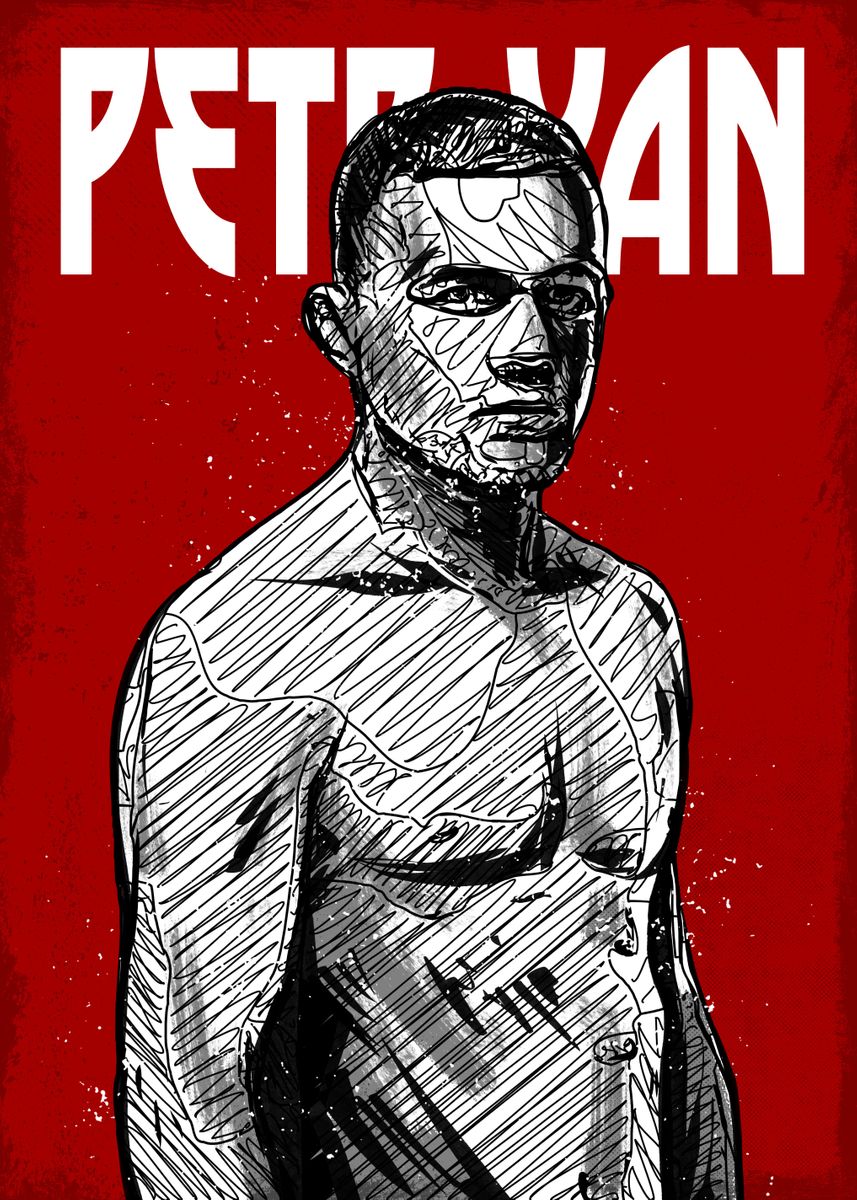 'Petr Yan' Poster, picture, metal print, paint by Sumox Studio | Displate