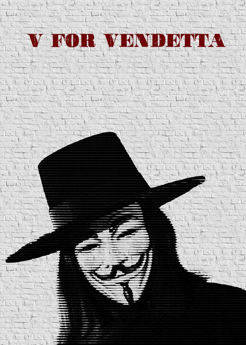 'V for Vendetta' Poster, picture, metal print, paint by Poster ...
