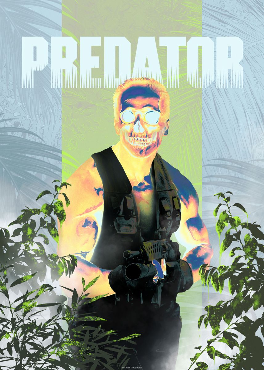 'Prey Thermal Vision' Poster, picture, metal print, paint by Predator ...