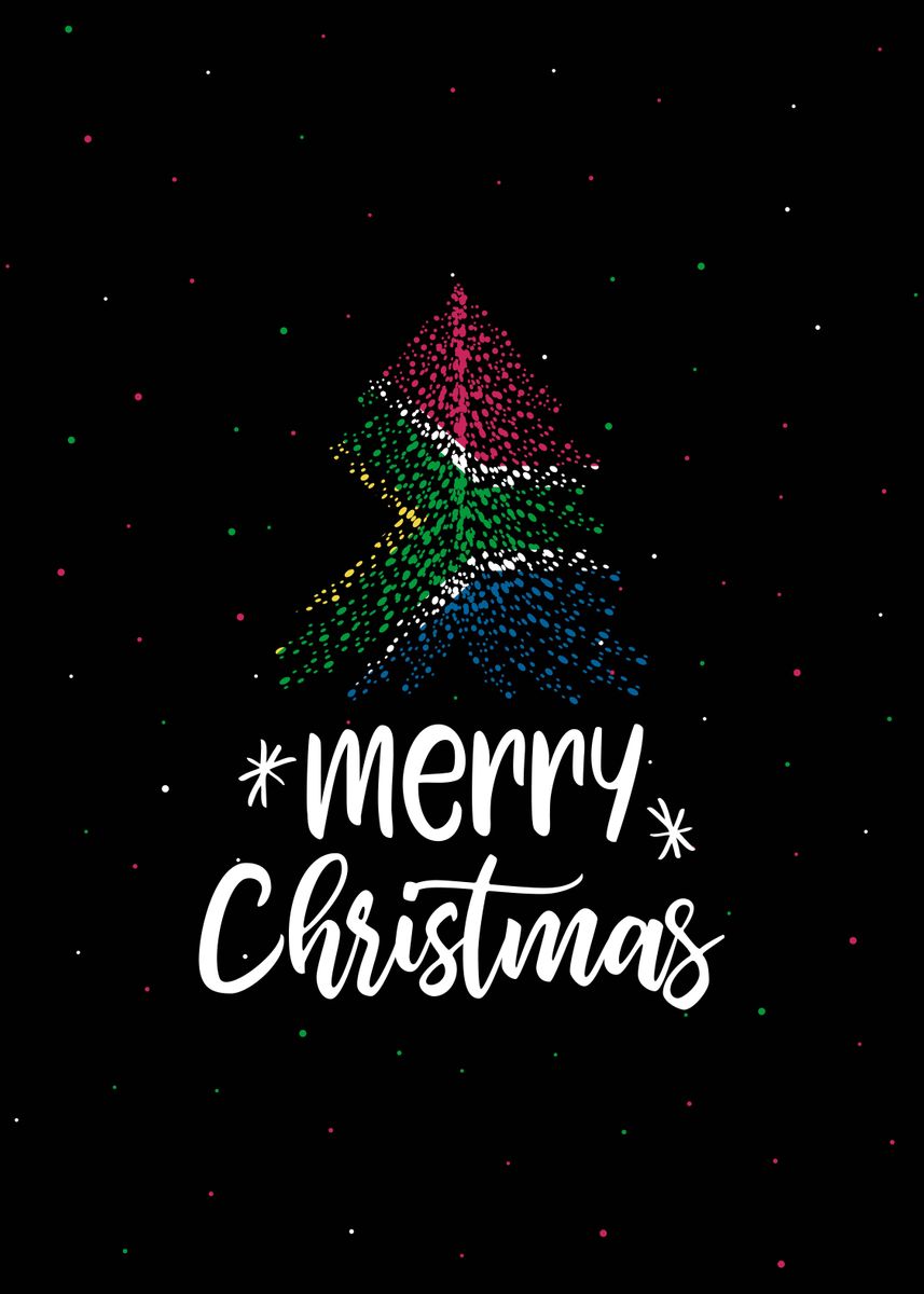 'Christmas South Africa' Poster, picture, metal print, paint by Sasha ...