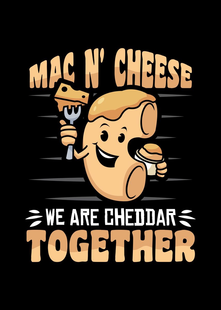 'Mac and Cheese' Poster by Sebastian Wünsche | Displate