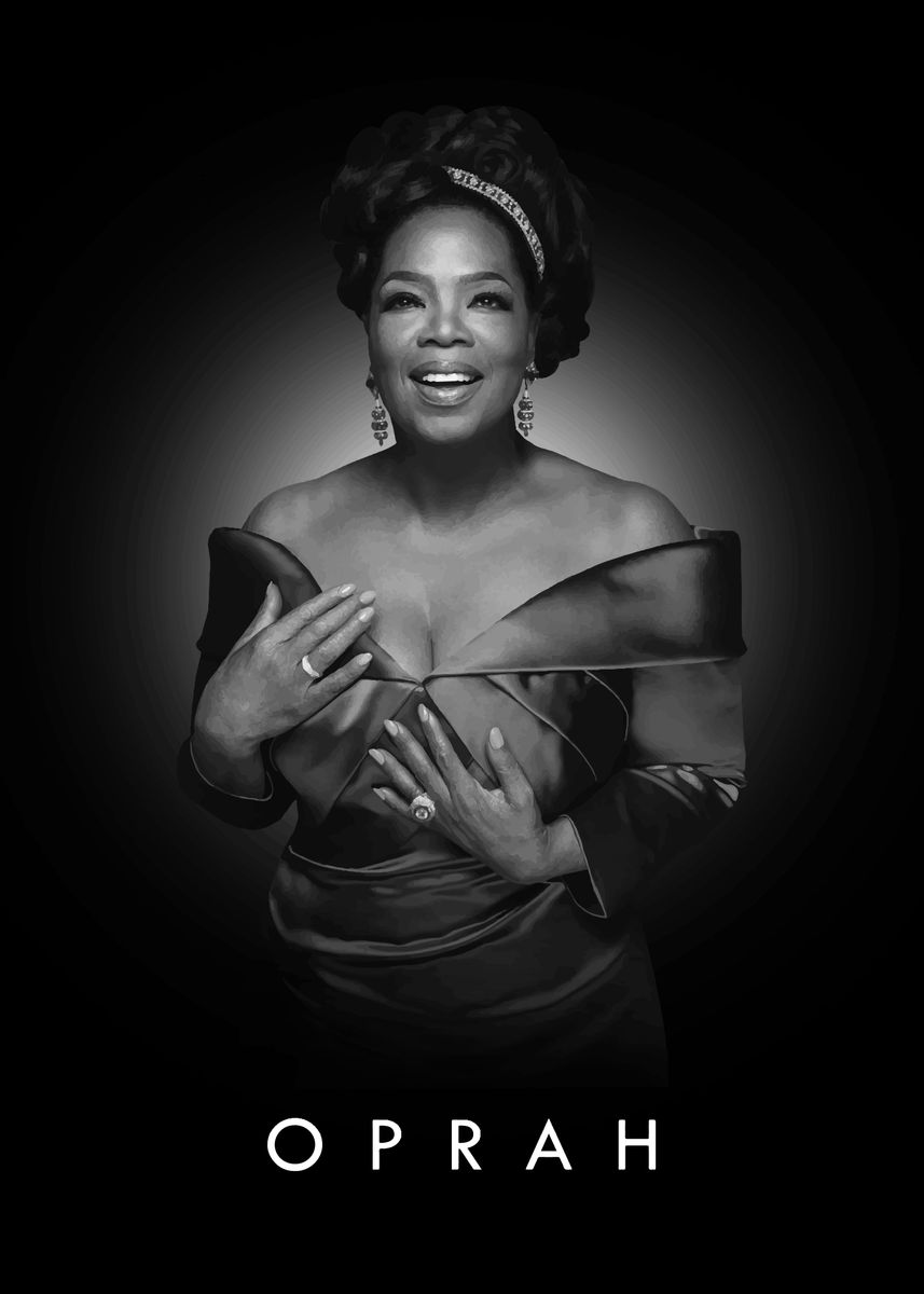 'Oprah Winfrey' Poster, picture, metal print, paint by Bo Kev | Displate