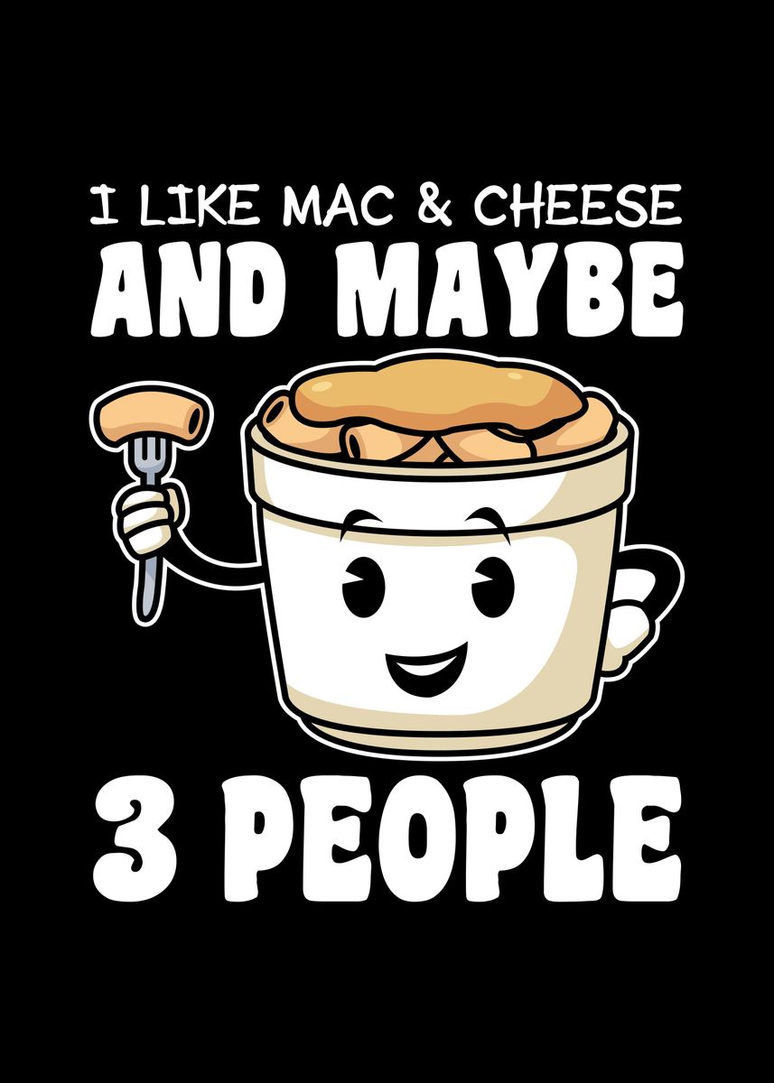 'Mac and Cheese' Poster by Sebastian Wünsche | Displate