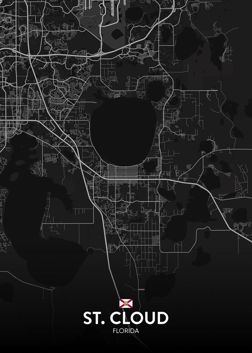 'St Cloud FL' Poster by IMR Designs | Displate