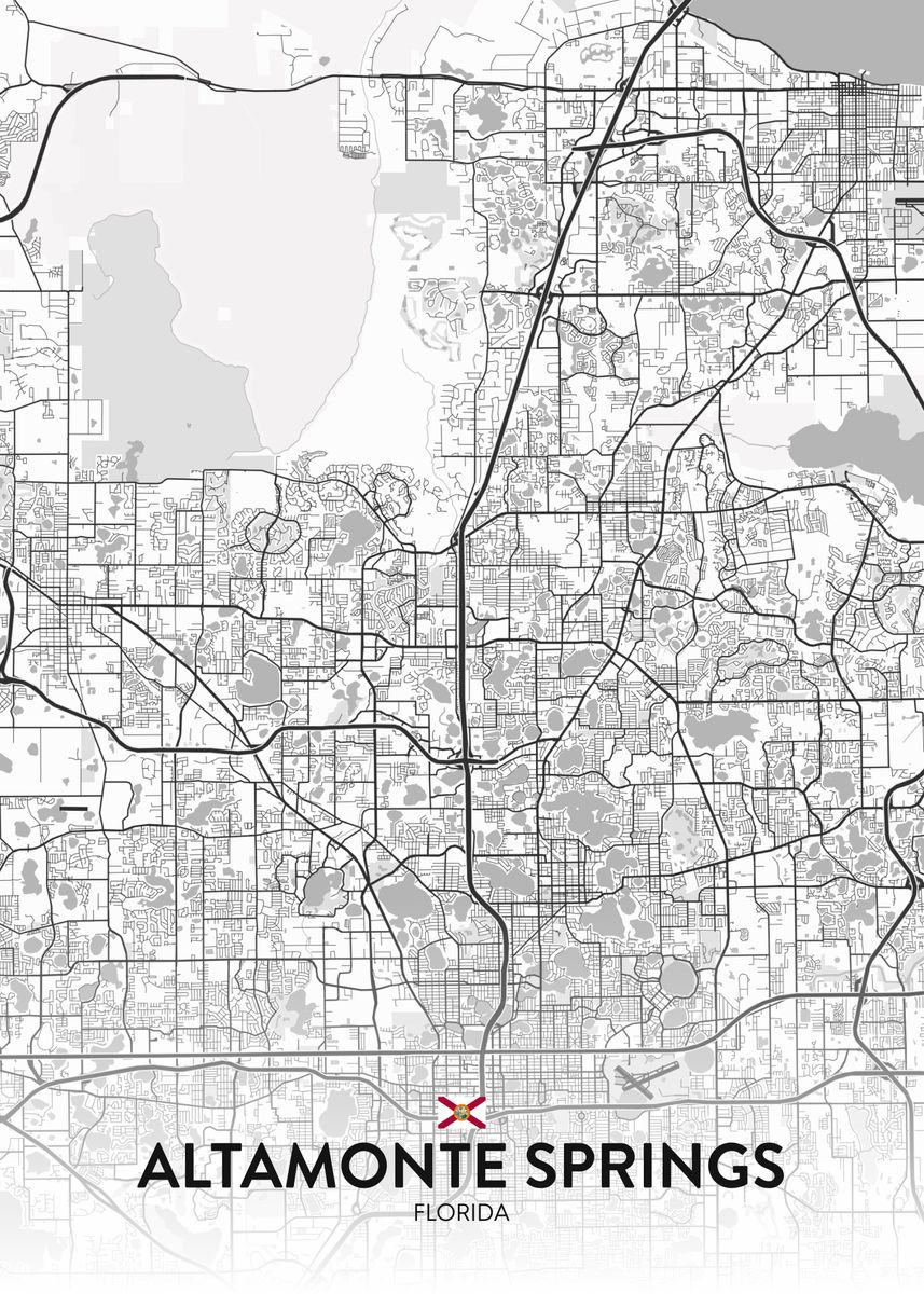 'Altamonte Springs FL' Poster by IMR Designs | Displate