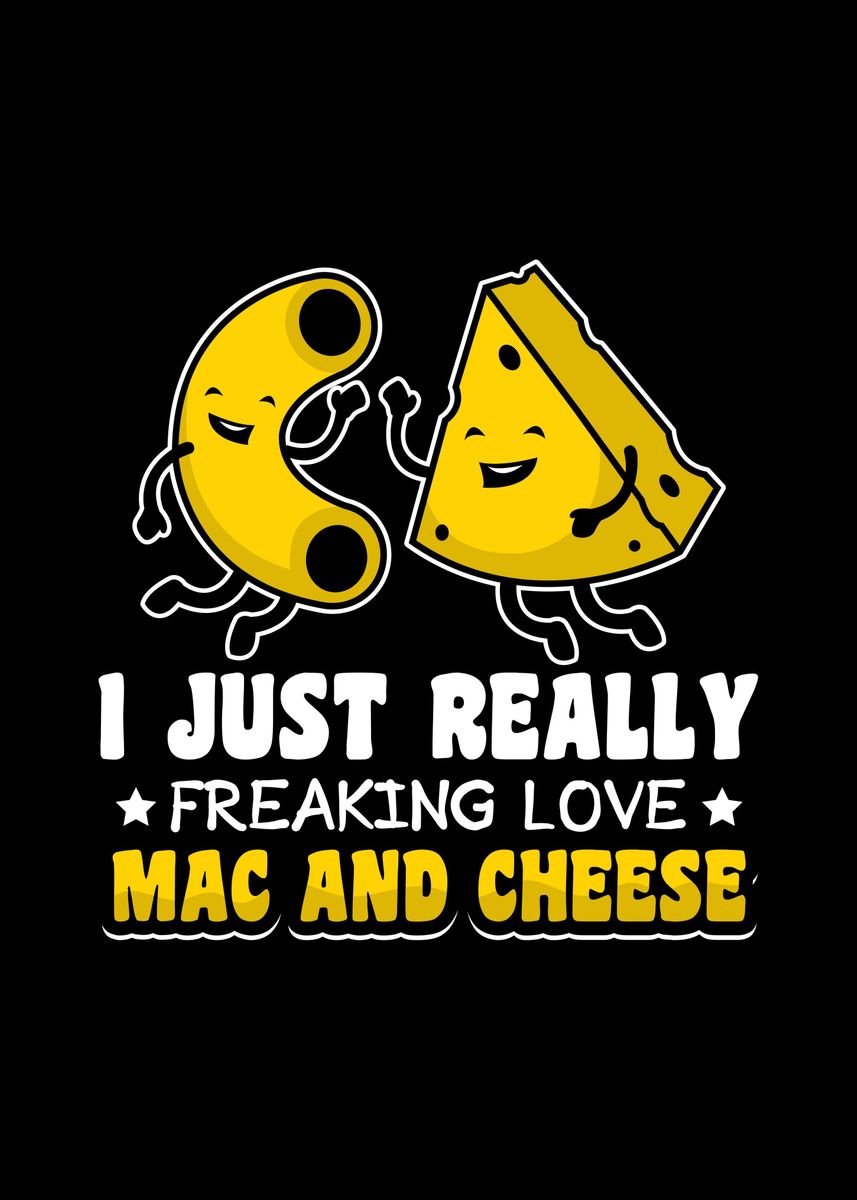 'Mac and Cheese' Poster, picture, metal print, paint by Sebastian ...