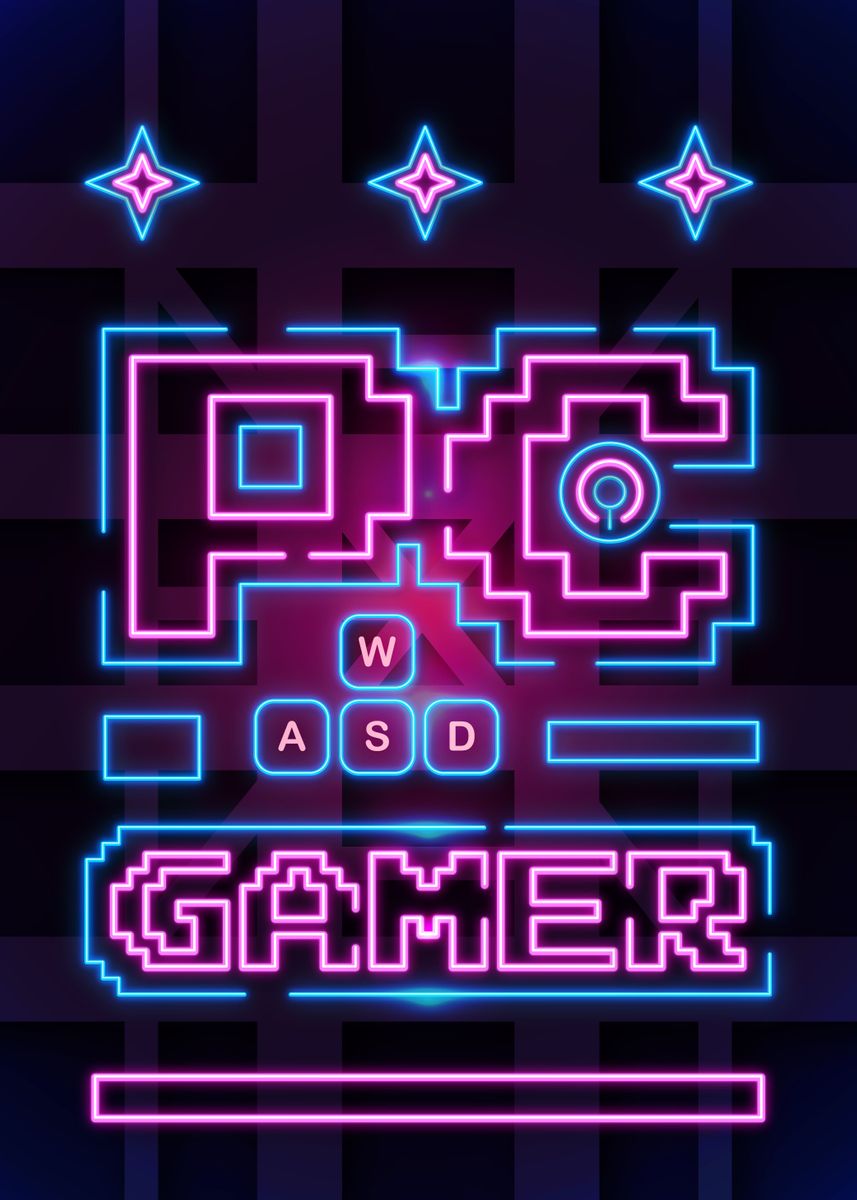 'PC Gamer Poster' Poster, picture, metal print, paint by vector heroes ...