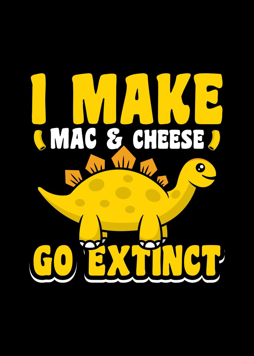 'Mac and Cheese' Poster, picture, metal print, paint by Sebastian ...