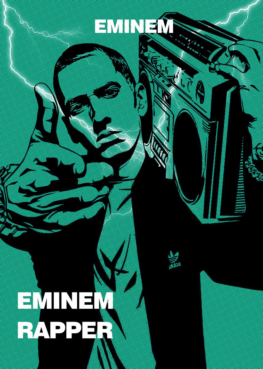 'Rapper X Hip Hop' Poster, picture, metal print, paint by UltraSnail ...