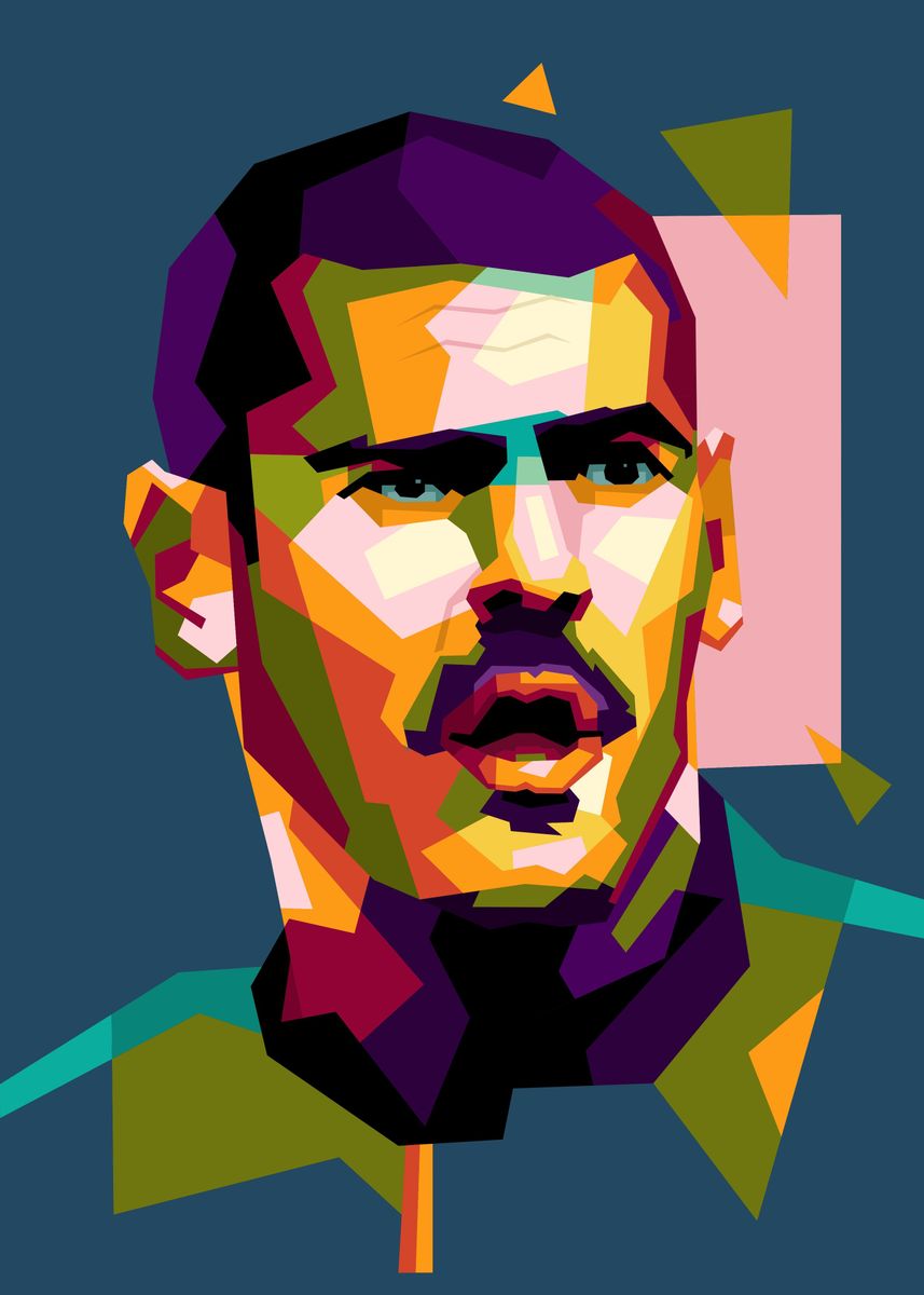 'Victor V WPAP ART' Poster, picture, metal print, paint by AMIRUDIN 06 ...