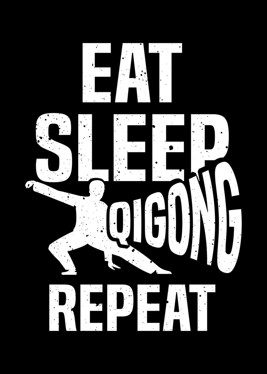 'Qigong Taichi' Poster, picture, metal print, paint by Sebastian ...