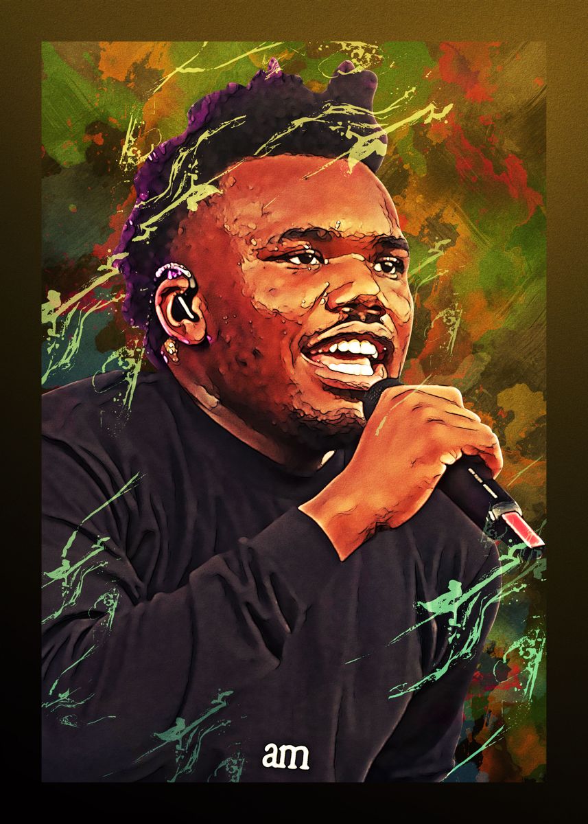 'BABY KEEM ' Poster, picture, metal print, paint by Alva Donna | Displate