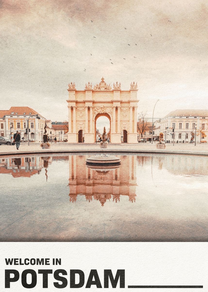 'Potsdam' Poster, picture, metal print, paint by Mari | Displate