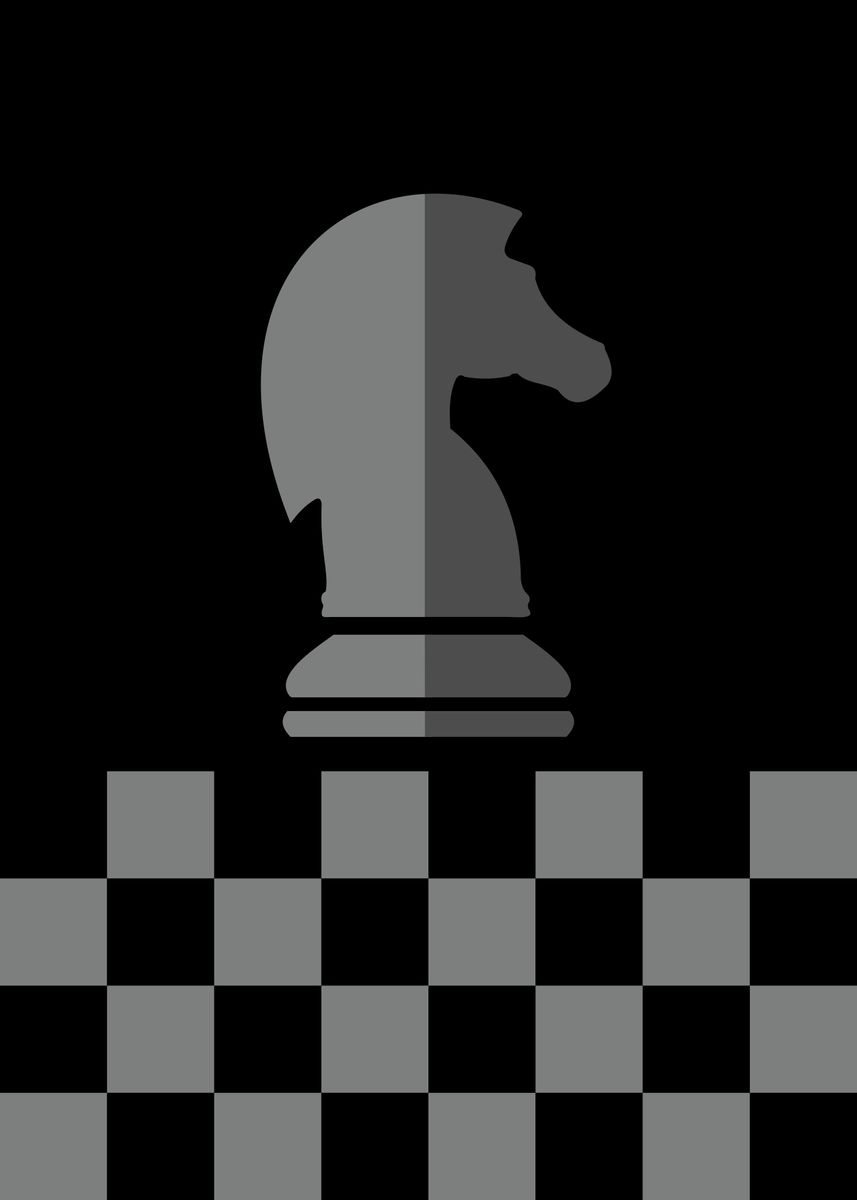 'Knight Chess' Poster by valkry art | Displate