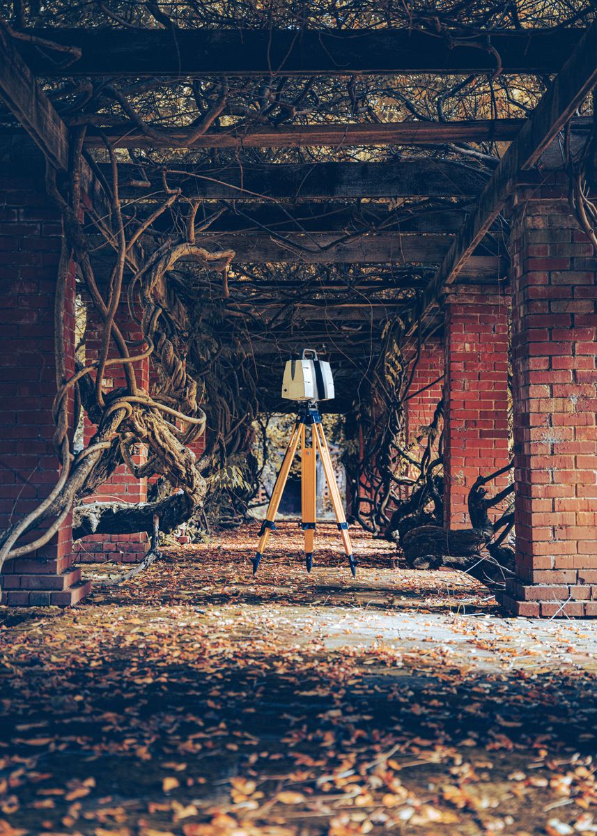 'Laser Scanning Survey' Poster, picture, metal print, paint by Michael ...