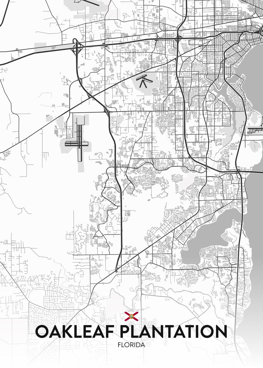 'Oakleaf Foundation FL' Poster, picture, metal print, paint by IMR ...