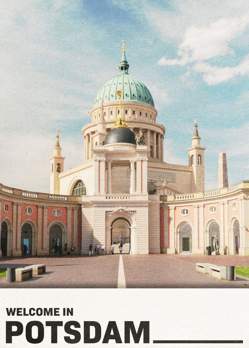 'Potsdam' Poster, picture, metal print, paint by Marius Becker | Displate
