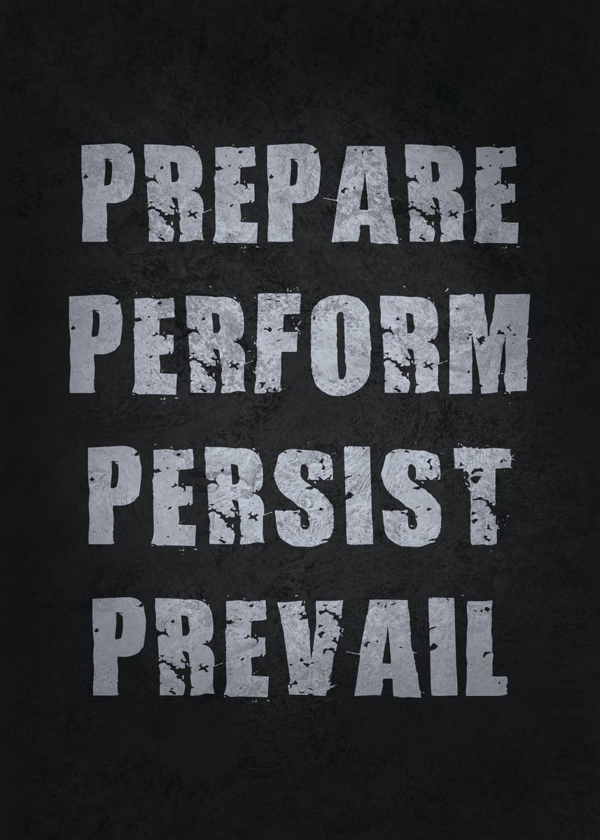 'PREVAIL' Poster, picture, metal print, paint by CHAN | Displate