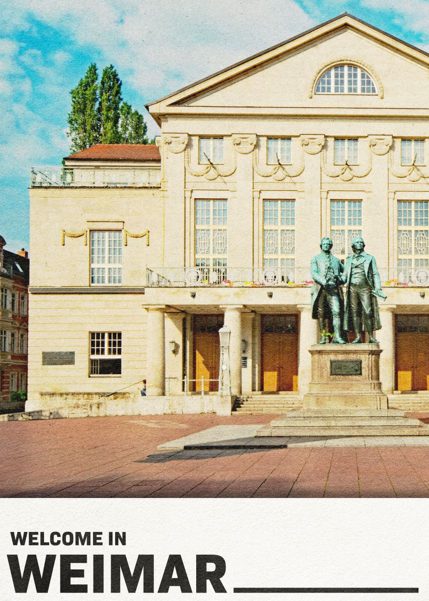 'Weimar' Poster, picture, metal print, paint by Mari | Displate