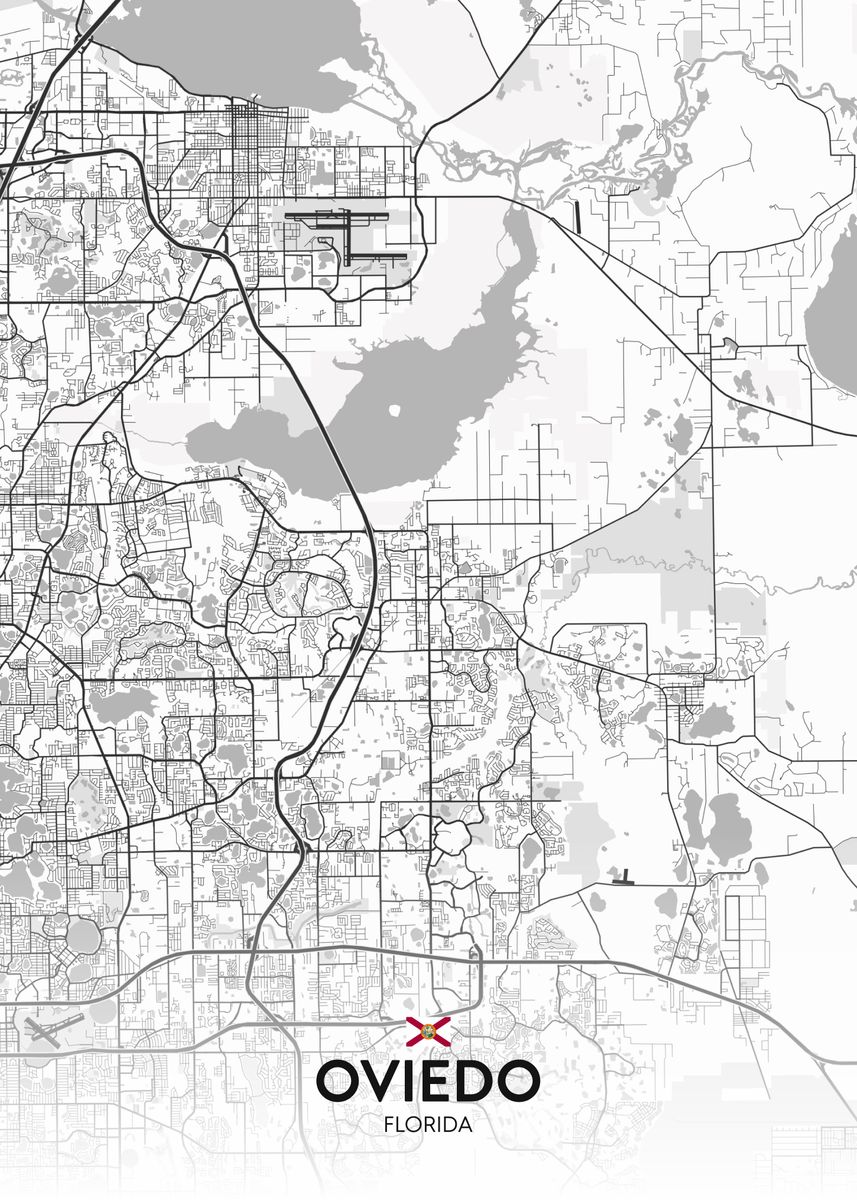 'Oviedo FL' Poster by IMR Designs | Displate