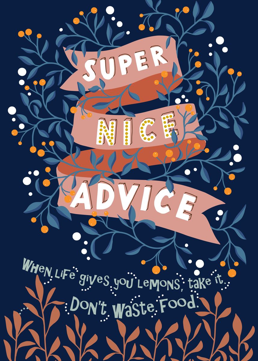 'Wisdom and Nice Advice ' Poster, picture, metal print, paint by Annick ...