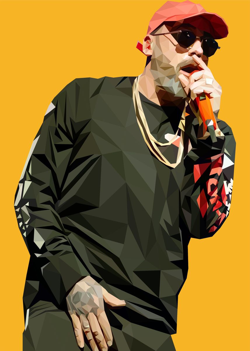 'sido' Poster, picture, metal print, paint by Lowpoly Posters | Displate