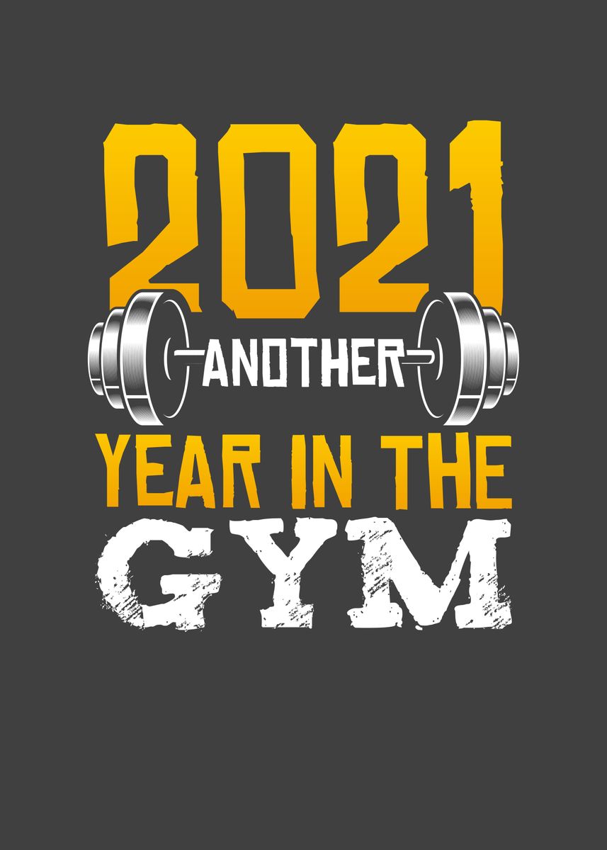'Another Year at the Gym' Poster by BeMi | Displate