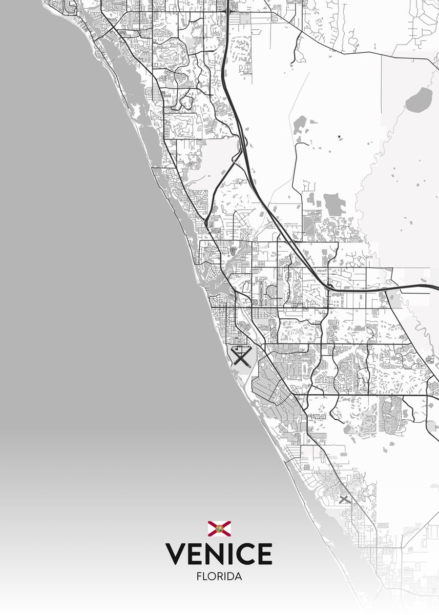 'Venice FL' Poster by IMR Designs | Displate